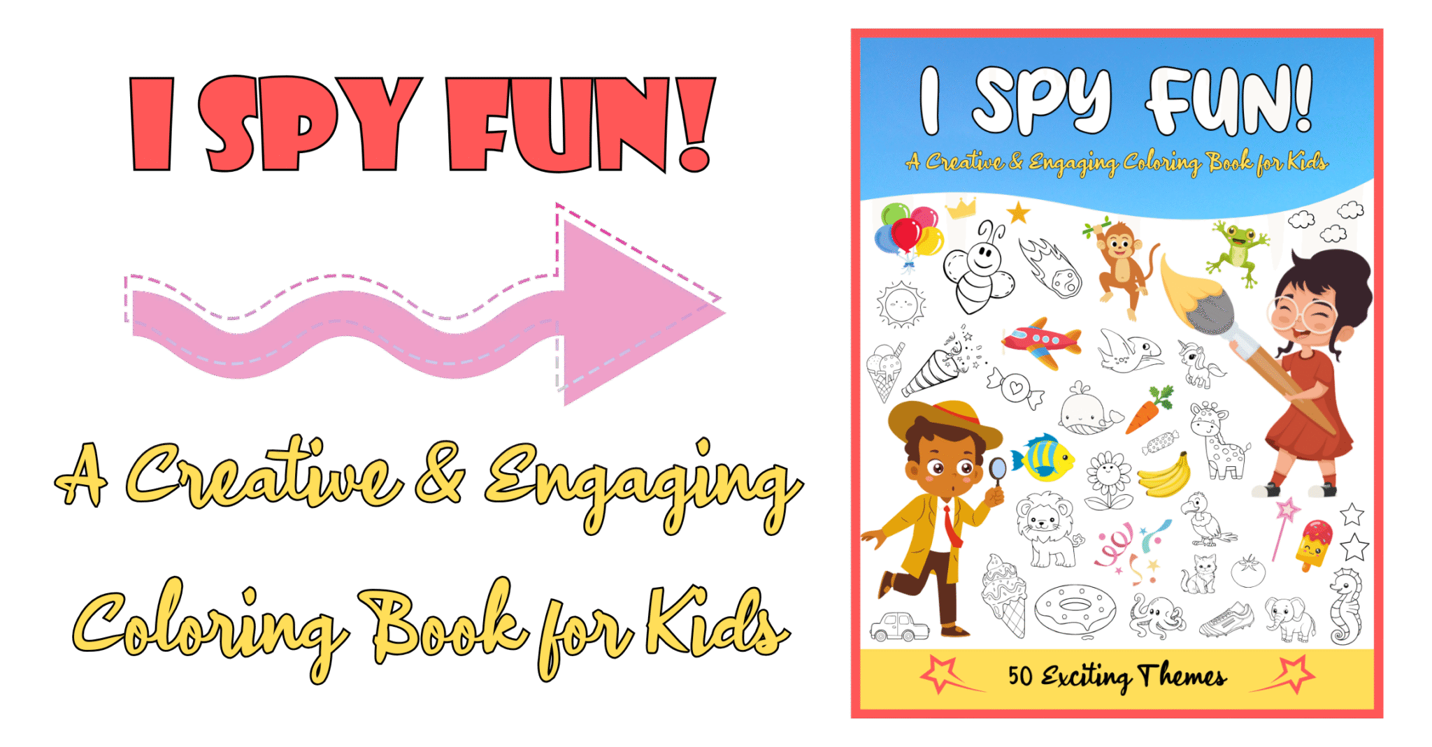 I Spy Fun (50 I Spy Coloring Pages + A Cover) – Review and Bonus Worth ...